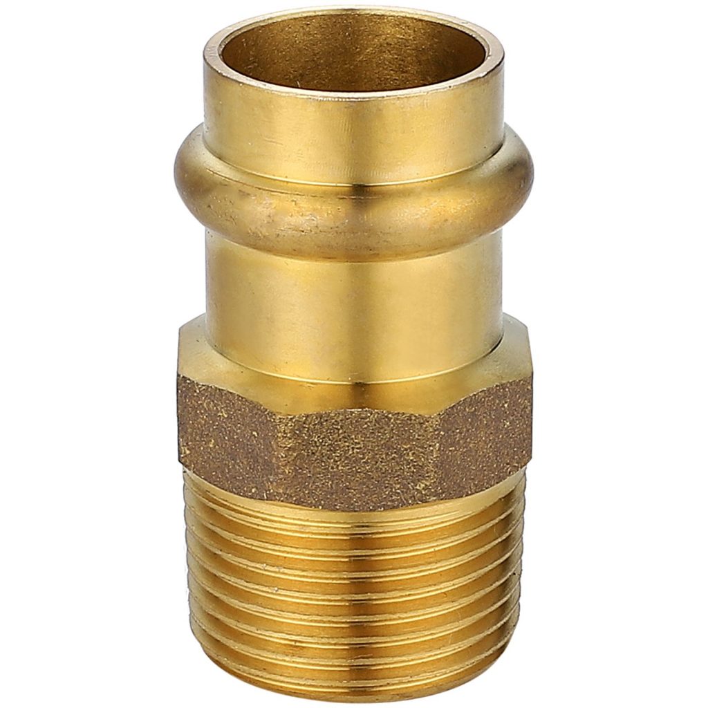 SmarteX-PRESS Brass Male Coupling 20mm x 3/4″ – SmarteX