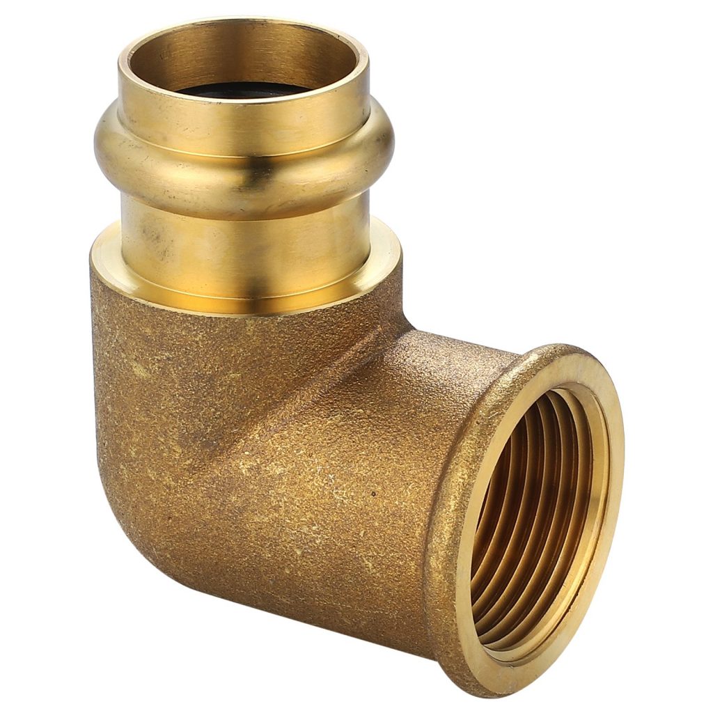 SmarteX-PRESS Brass Female Elbow 25mm x 1″ – SmarteX